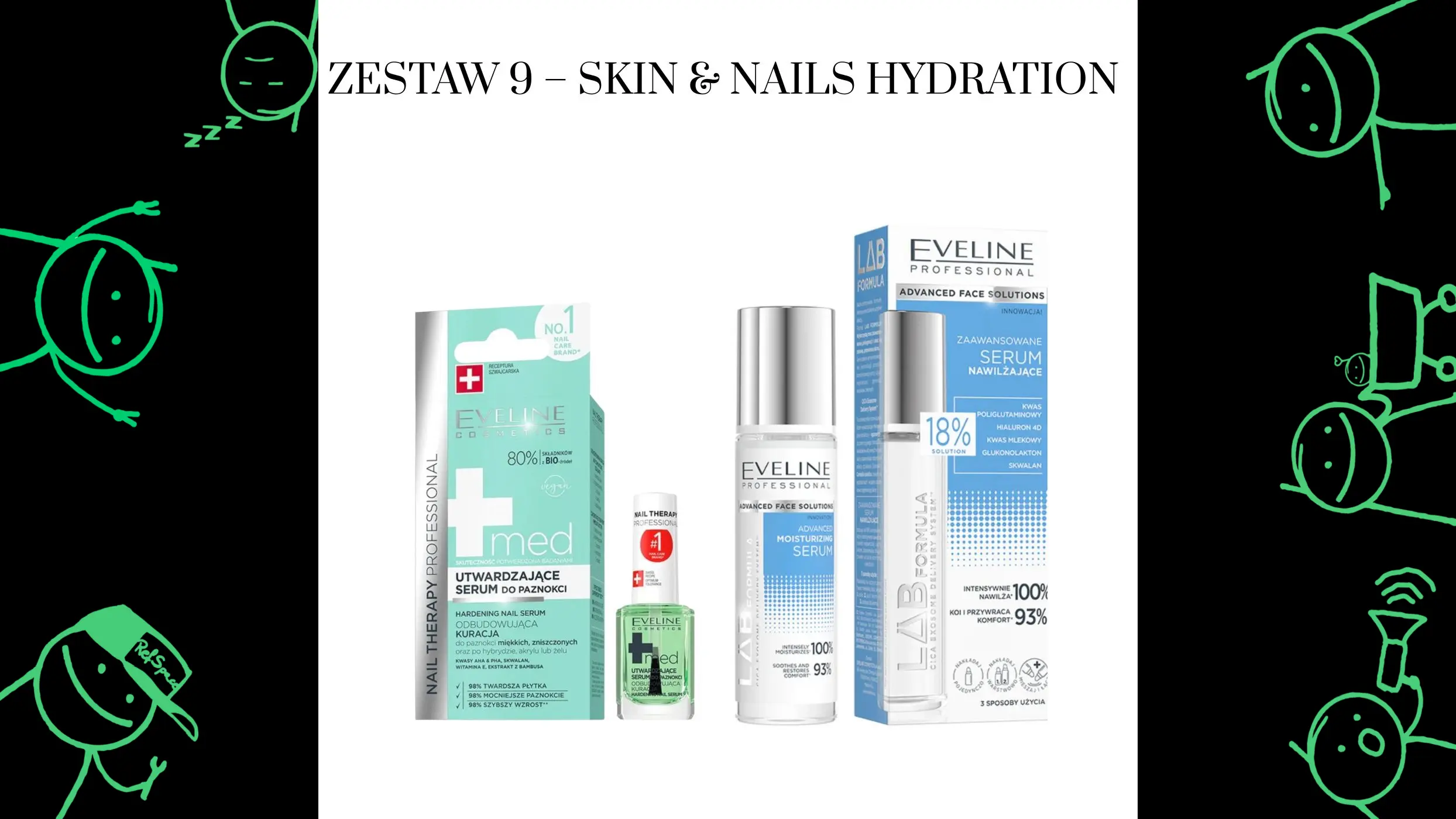 Zestaw 9 - Skin & Nails Hydration Set - Eveline Cosmetics - Kampanie z ...