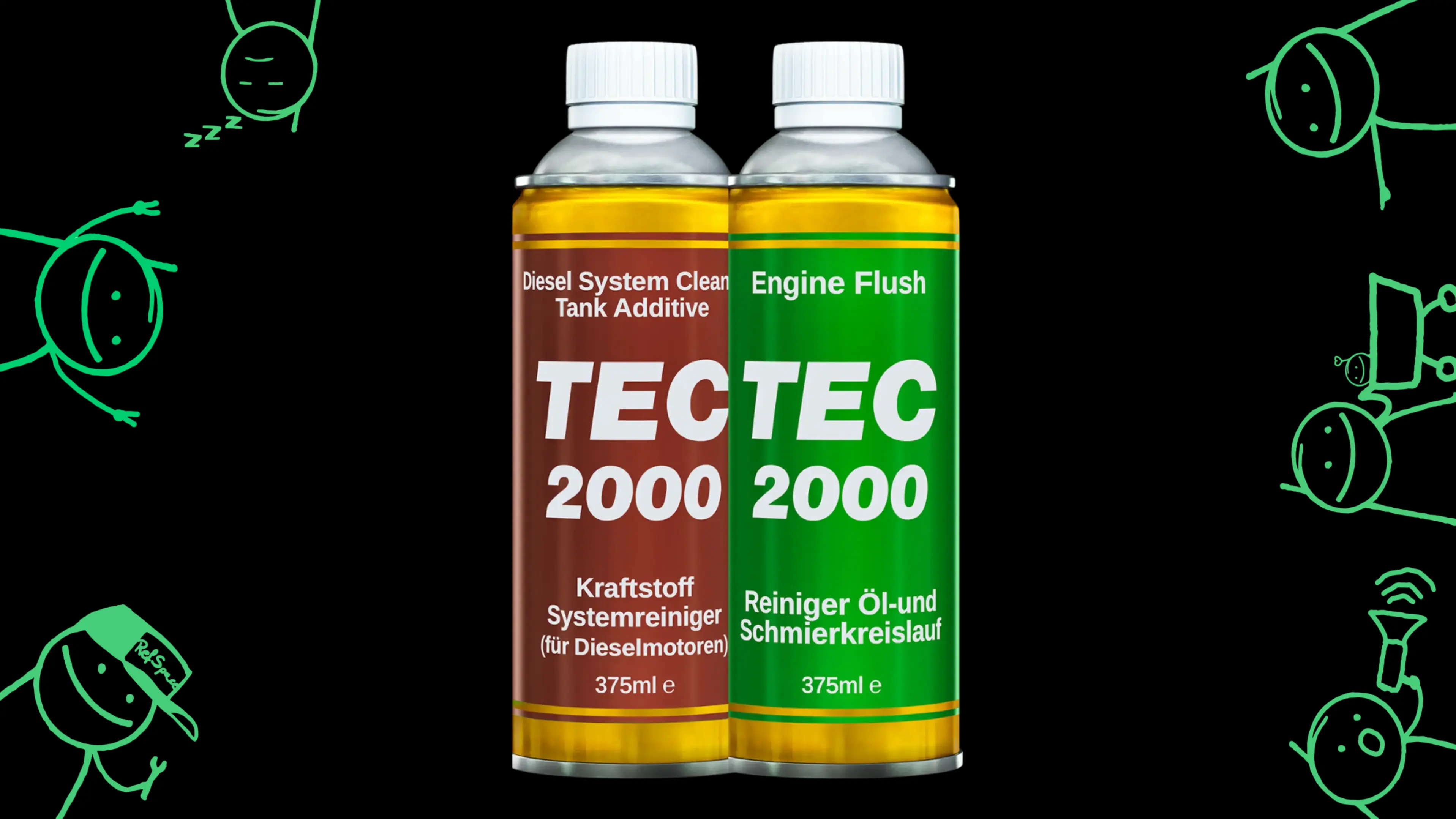 Zestaw do Diesla TEC 2000 – Engine Flush i Diesel System Cleaner ...